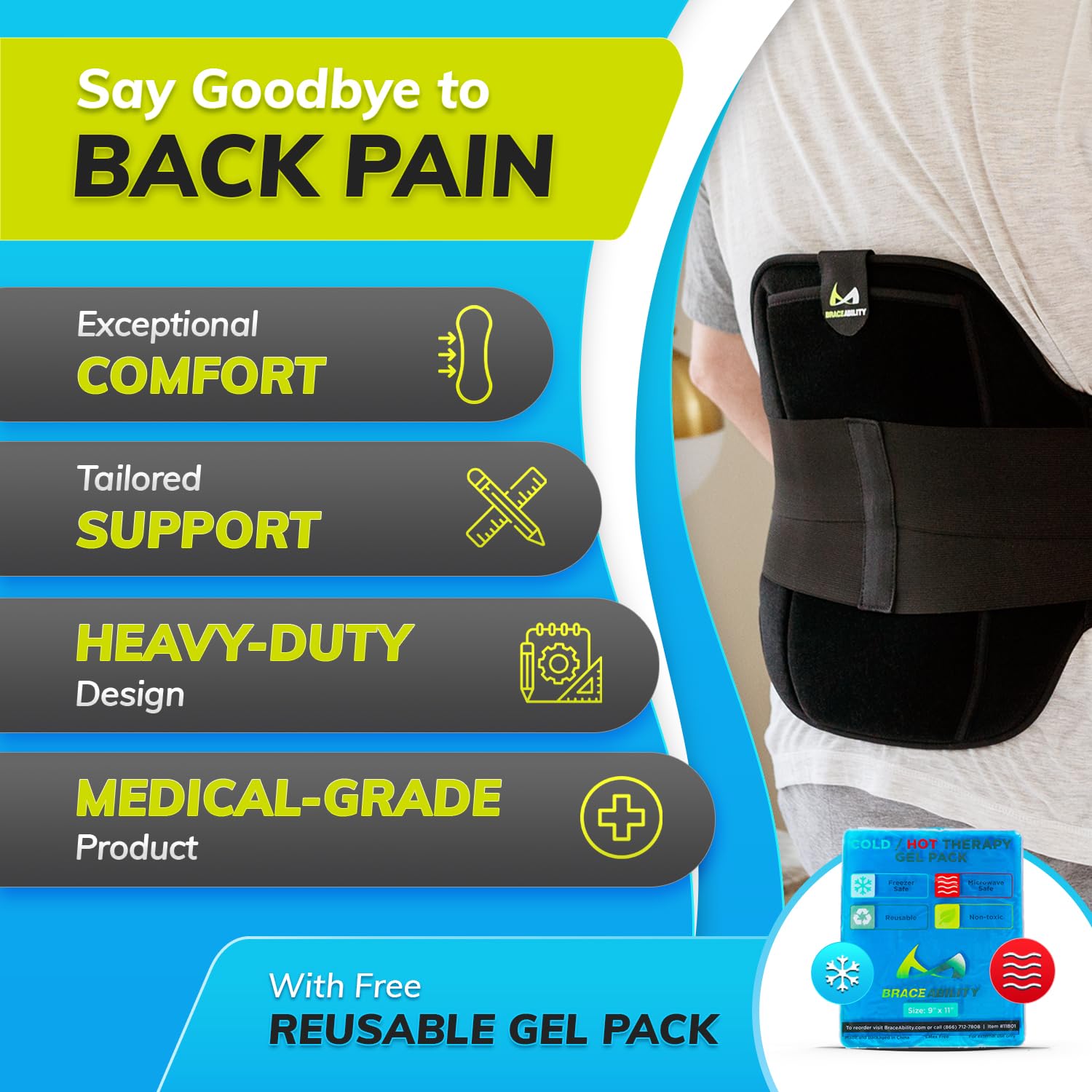Mua BraceAbility LSO Back Brace for Herniated, Degenerative & Bulging ...