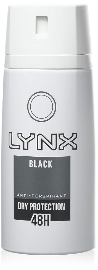 Lynx Dry Black Aerosol Anti-Perspirant Deodorant 150 ml - Pack of 3 ...
