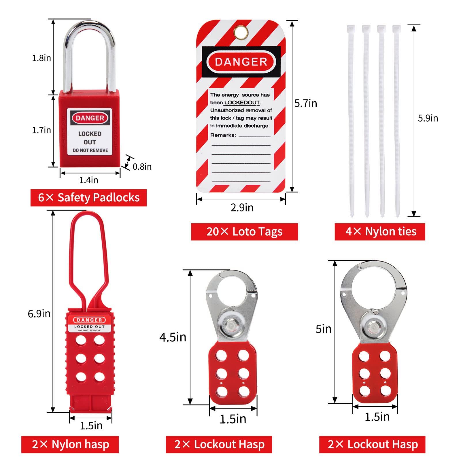 Mua Alamanda Lockout Tagout Station Loto Hasp Lockout Steel Cable ...
