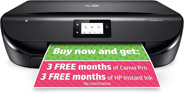HP Envy 5055 Wireless All-in-One Photo Printer, HP Instant Ink Ready ...