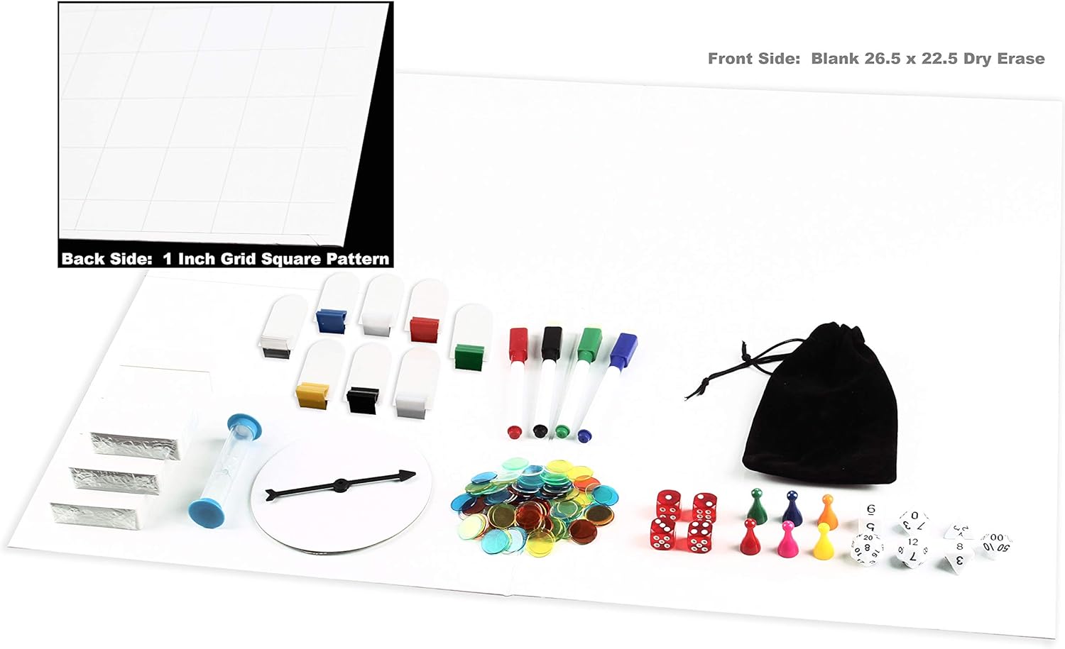 Amazon Make Your Own Game Board Kit Dry Erase 23x26 Foldable Gameboard Set Complete With 