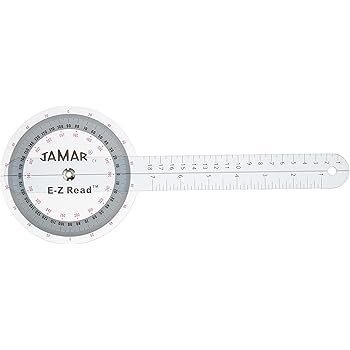 Amazon.com: EZ Read Jamar Plastic Goniometer, 6 3/4" - Model 7538: Beauty