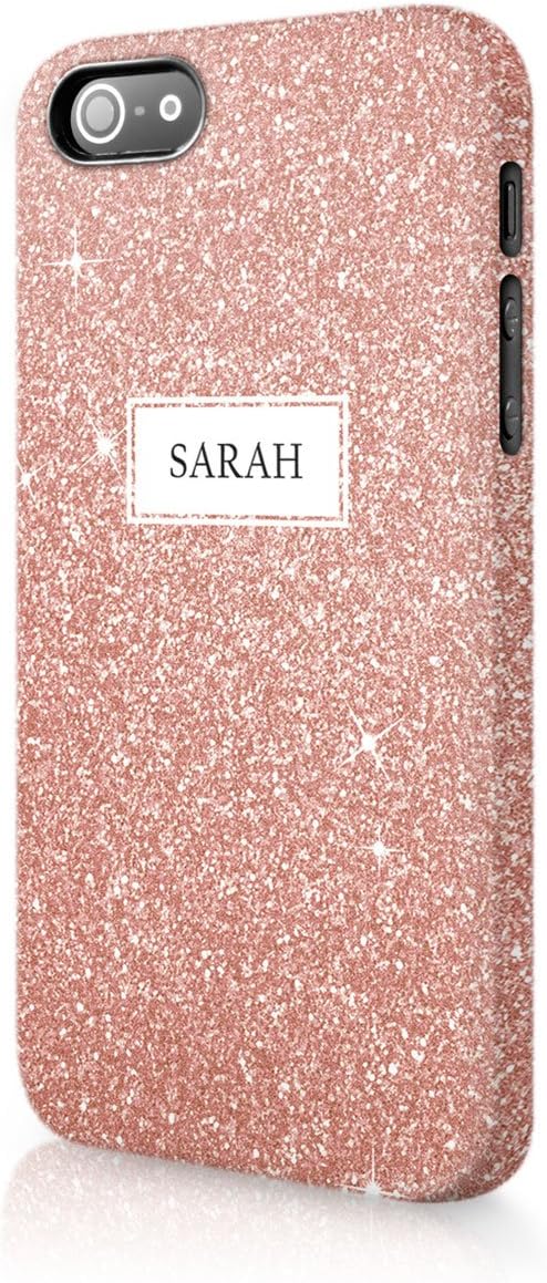 Personalised iPhone 5c Rose Gold Phone Case Hard Cover: Amazon.co.uk ...