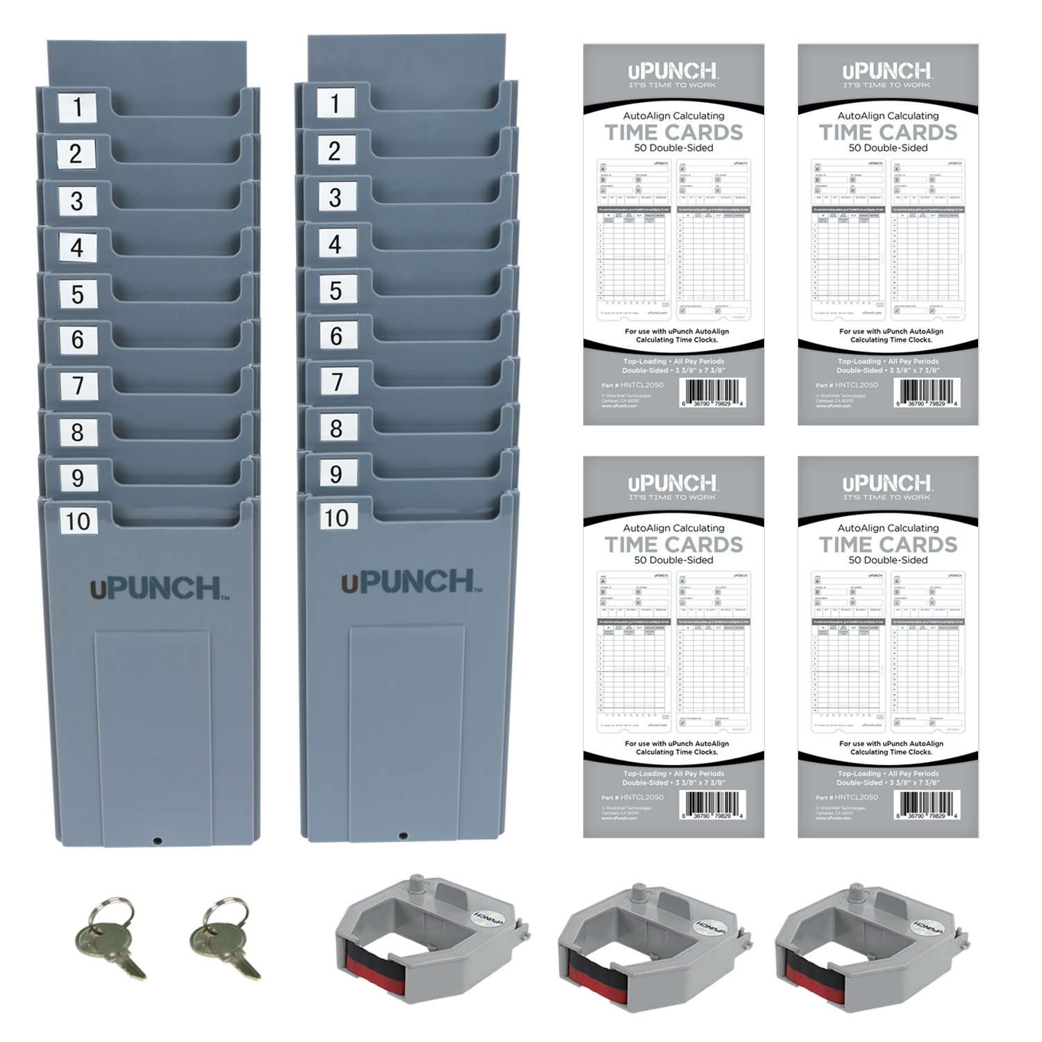 Mua uPunch HN4500 Advanced Calculating Time Clock Bundle for Small ...