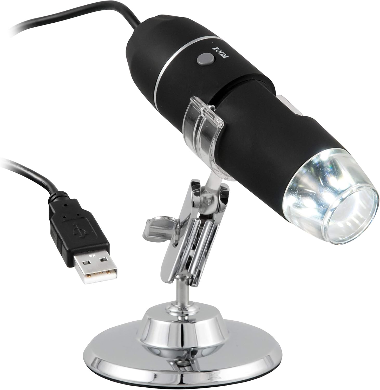Microscopio con interfaz USB hasta 800 aumentos / LED alto brillo ...