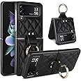 Amazon.com: Vofolen Case for Samsung Galaxy Z Flip 3 with Ring, Luxury Soft Rhomboid for Women ...