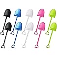 Amazon.com: OaaXbbECco Novelty Mini Shovel Shape Spoons Cute Disposable Plastic Dessert Spoons ...
