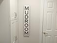 Amazon.com: MUDROOM Sign Vertical - Carved in a 8" x 40" Solid Wood ...
