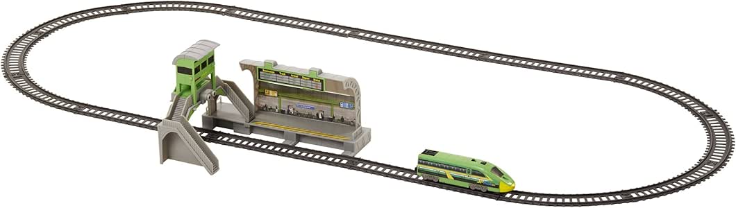 Amazon.com: POWER CITY TRAINS Starter Set - Train Station: Toys & Games