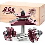 Yonico 12404 4 Bit Vertical Raised Panel Router Bit Set 1/2-Inch Shank ...