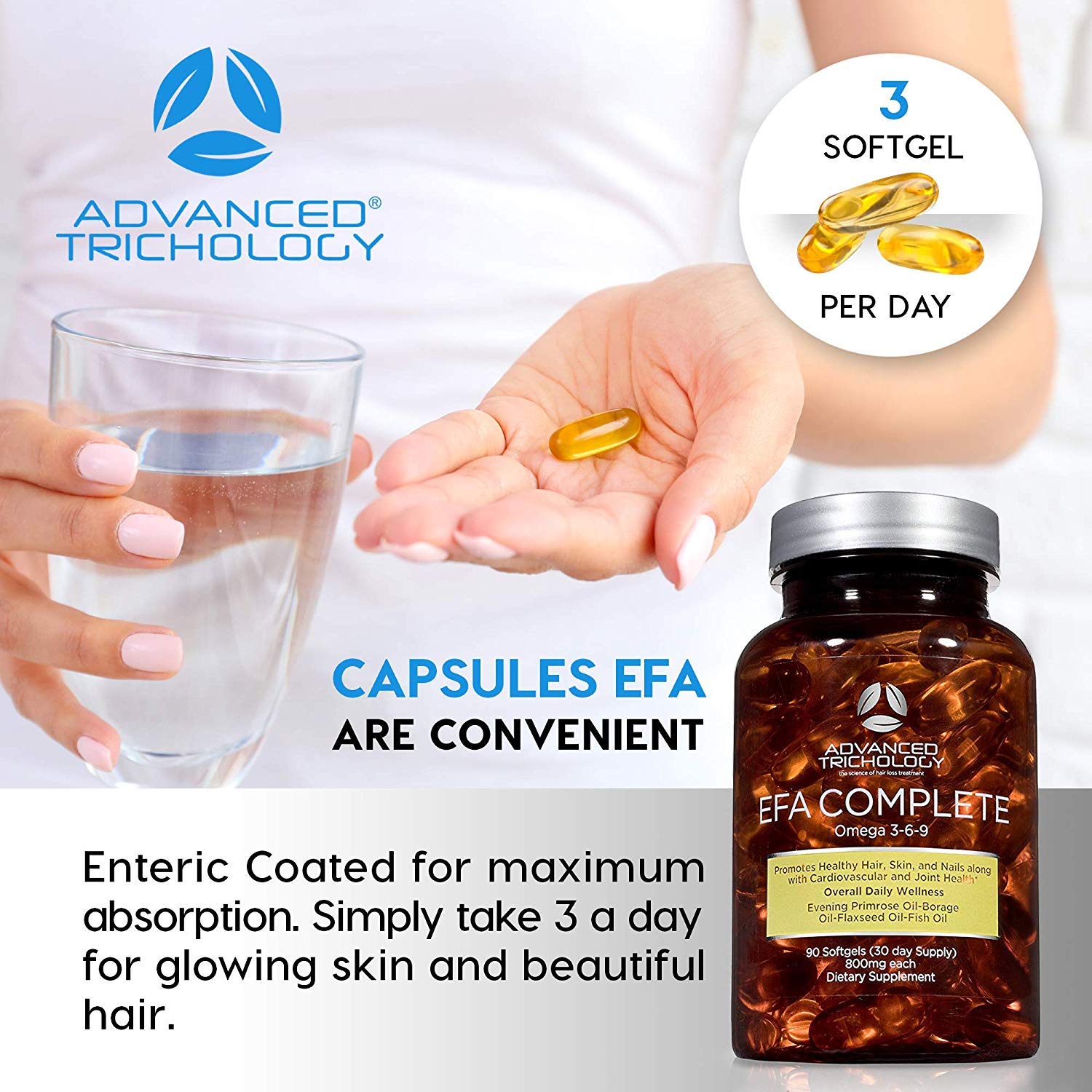 Mua EFA Complete with Optimal Omega 3 6 9 Levels of Potency Flax Oil ...