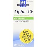 Amazon.com: Boericke & Tafel Alpha CF Homeopathic Colds & Flu Symptom ...