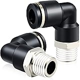 Amazon.com: TAILONZ PNEUMATIC Elbow and Straight Combination 1/4 Inch Tube OD x 1/4 Inch NPT ...