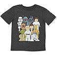Amazon.com: LEGO STAR WARS Luke Skywalker Yoda R2-D2 Kids Short Sleeve ...