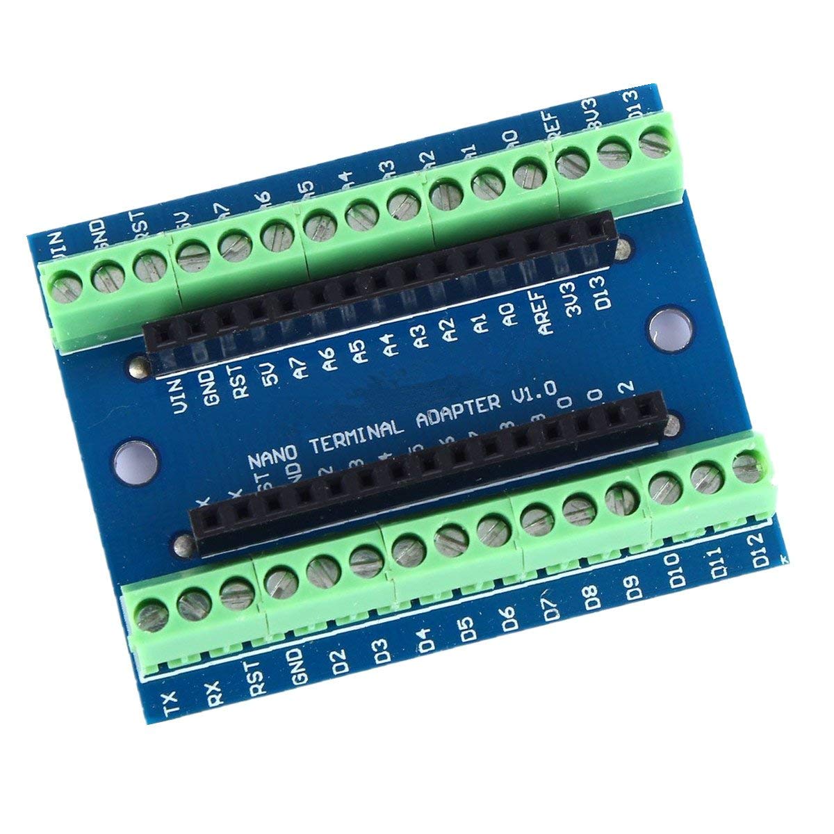 IZOKEE Tarjeta de expansión Nano Terminal Adaptador para Arduino Nano ...