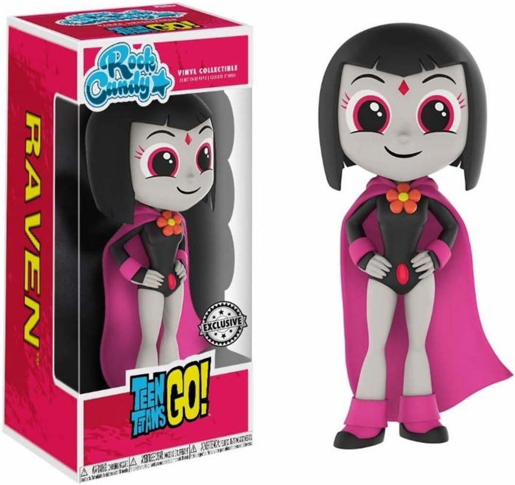 Funko Figurine DC Teen Titans - Raven Pink Exclu Rock Candy 15cm ...