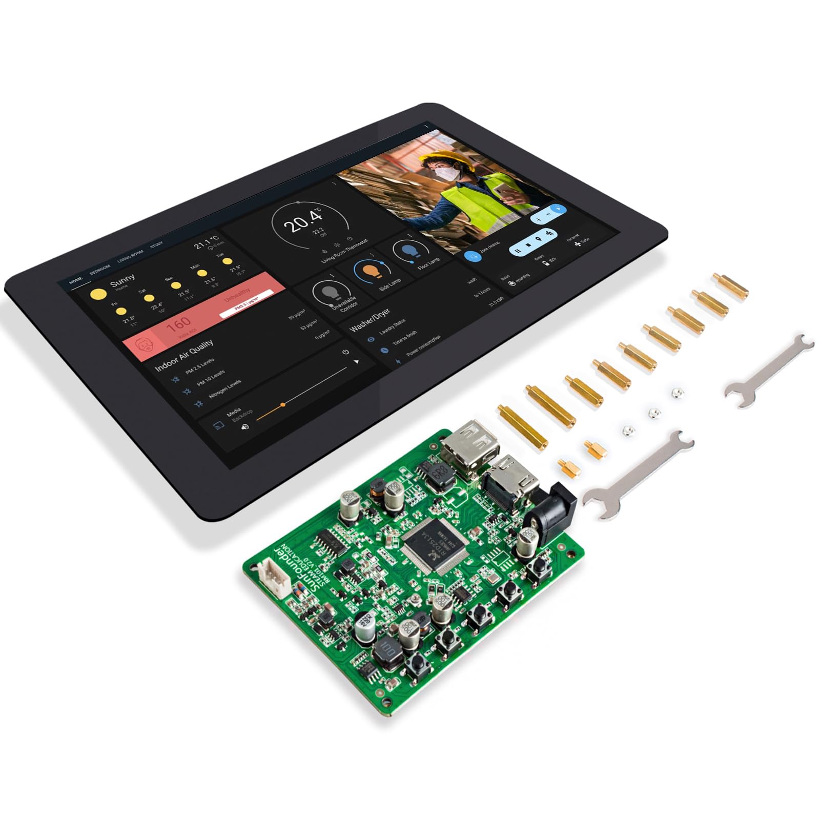 Mua 10 Inch Touch Screen for Raspberry Pi 10.1" HDMI 1280x800 IPS LCD Touchscreen for RPi 400 4 ...