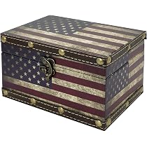 Storage Chest Wooden Flag
