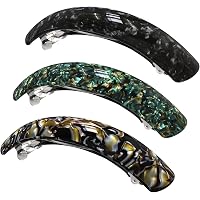 Amazon.com : HYFEEL Large Hair Barrettes for Women Fine Thick Hair ...