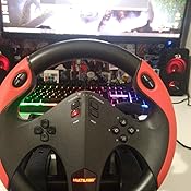 Volante Gamer com Marcha e Pedal, Multilaser, JS087, Acessórios para ...