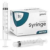 Amazon.com: 10mL Luer Lock Syringe (No Needle) | Sterile & Individually Wrapped | Professional ...