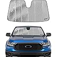 Amazon.com: Pigenius Windshield Sun Shade for 2019-2023 Ford Ranger ...