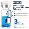 Biomed Solutions Empty Sterile Vial Sealed with Butyl Rubber Stopper ...