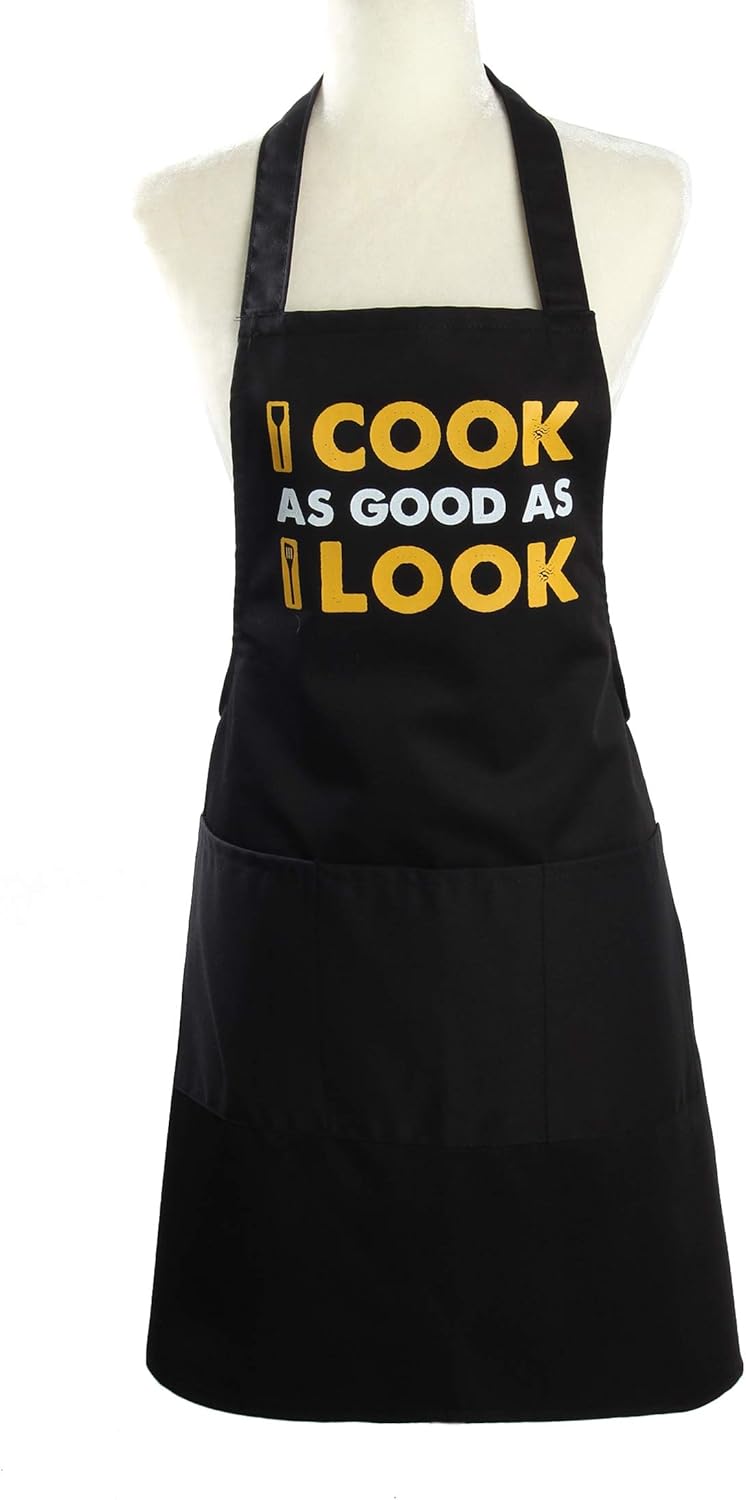 Earthwise Funny Baking Aprons for Women or Men Adjustable Kitchen ...