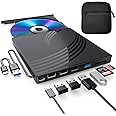 Amazon.com: External CD/DVD Drive for Laptop with Carrying Case,DVD ...
