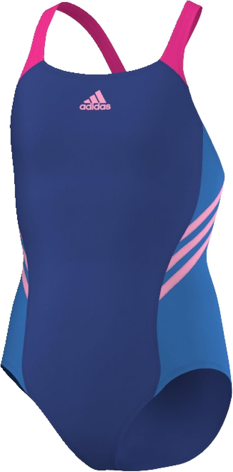 adidas I INS 1PC G - 1 Stück Badeanzug - Mädchen, Blau/Pink, 170 ...