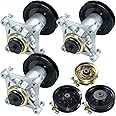 Amazon.com : FULAIGE 3 Pack 587819701 Spindle Assembly Kit with 173435 Pulley 196104 Pulley ...