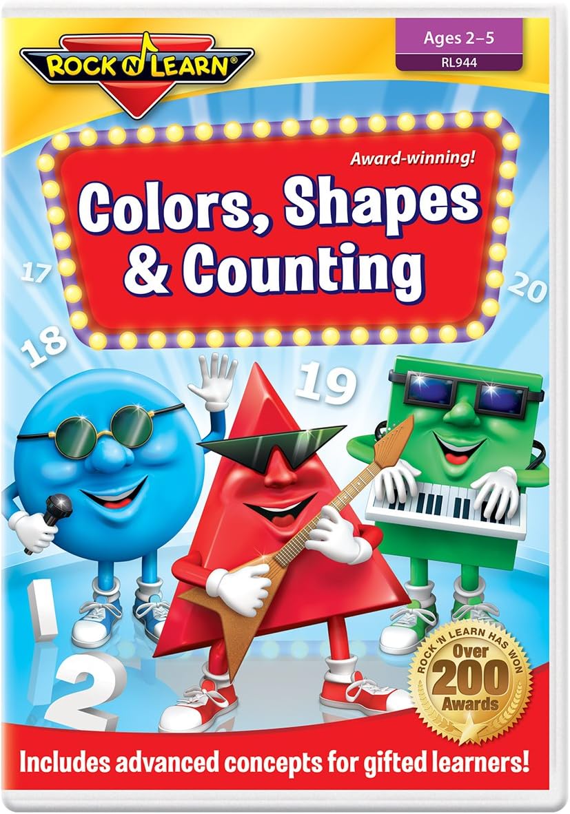 Rock N Learn: Colors, Shapes and Counting [Import]: Amazon.ca: Rock 'N ...