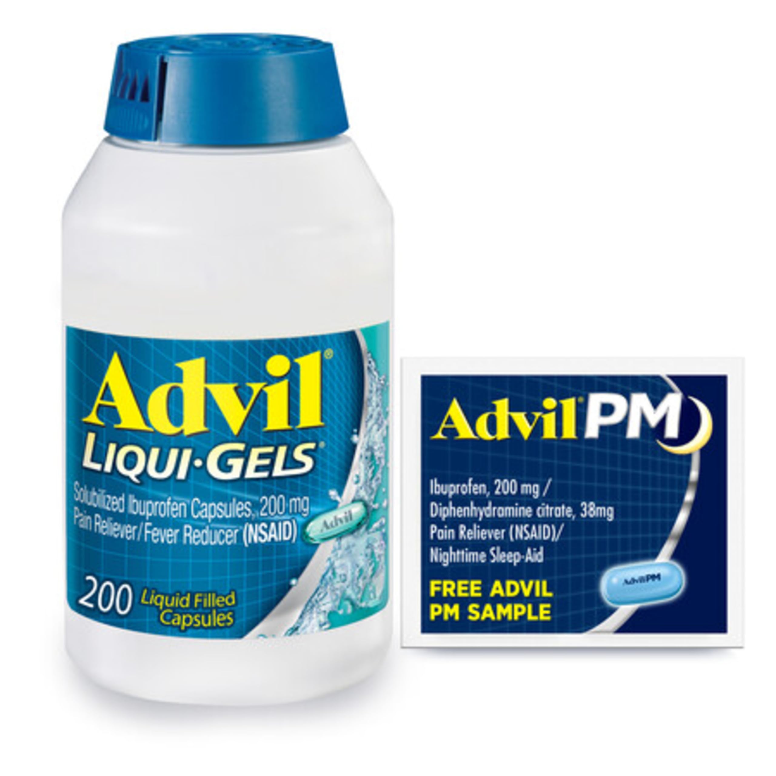 Mua Advil Liqui-Gels Pain Reliever and Fever Reducer, Pain Medicine for ...