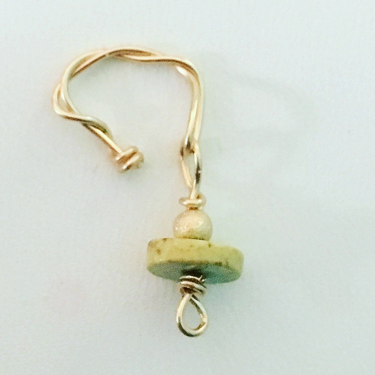 Amazon.com: 14K Gold Filled Loc Jewelry Dread Bead Charm Jewel Schmuck ...