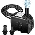 Amazon.com : Winkeyes 400GPH Water Pump with 48 Hours Anti Dry Burning ...