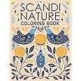 Amazon.com: Scandi Nature Coloring Book: Easy & Simple Scandinavian ...