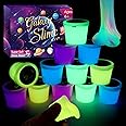 Amazon.com: 12 Pack Galaxy Slime Kit Glow in The Dark Galaxy Slime Set ...