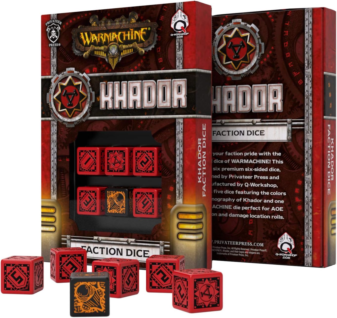 Q WORKSHOP Qworkshop QworkshopSPWA04 6 Piece Warmachine Khador Faction ...