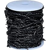 Amazon.com: Artificial Barbed Wire Ribbon Trim Real Leather Cord for ...