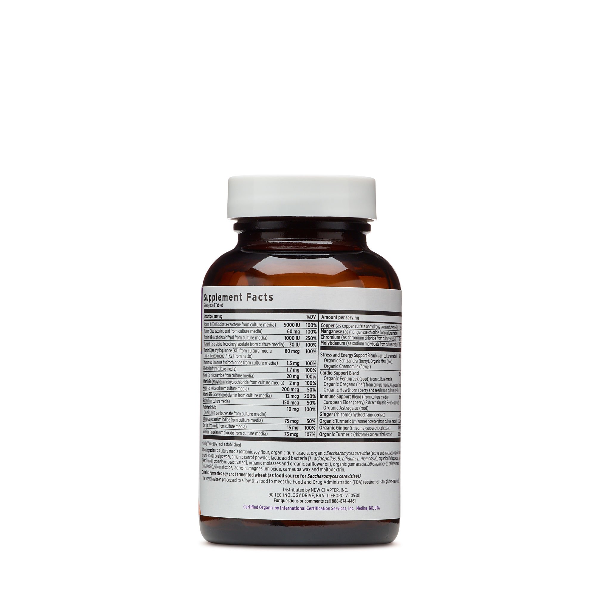 New Chapter Every Man's One Daily, Men's Multivitamin Fermented With Probiotics + Selenium + B ...