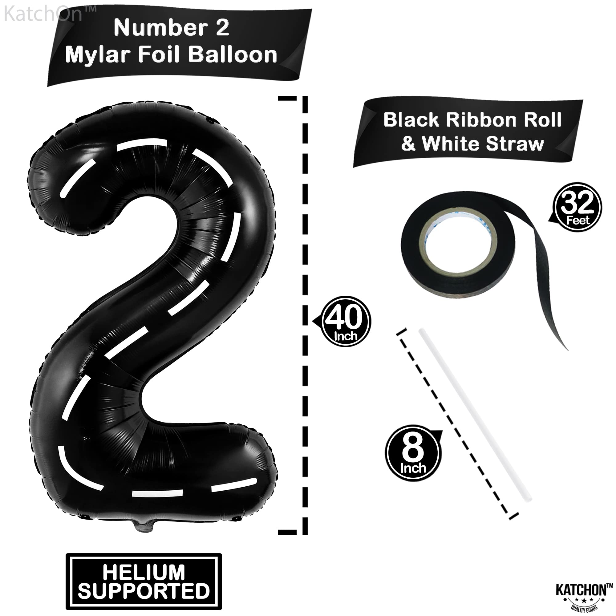 Mua KatchOn, Giant Two Fast Balloons - 40 Inch | Number 2 Balloon for ...