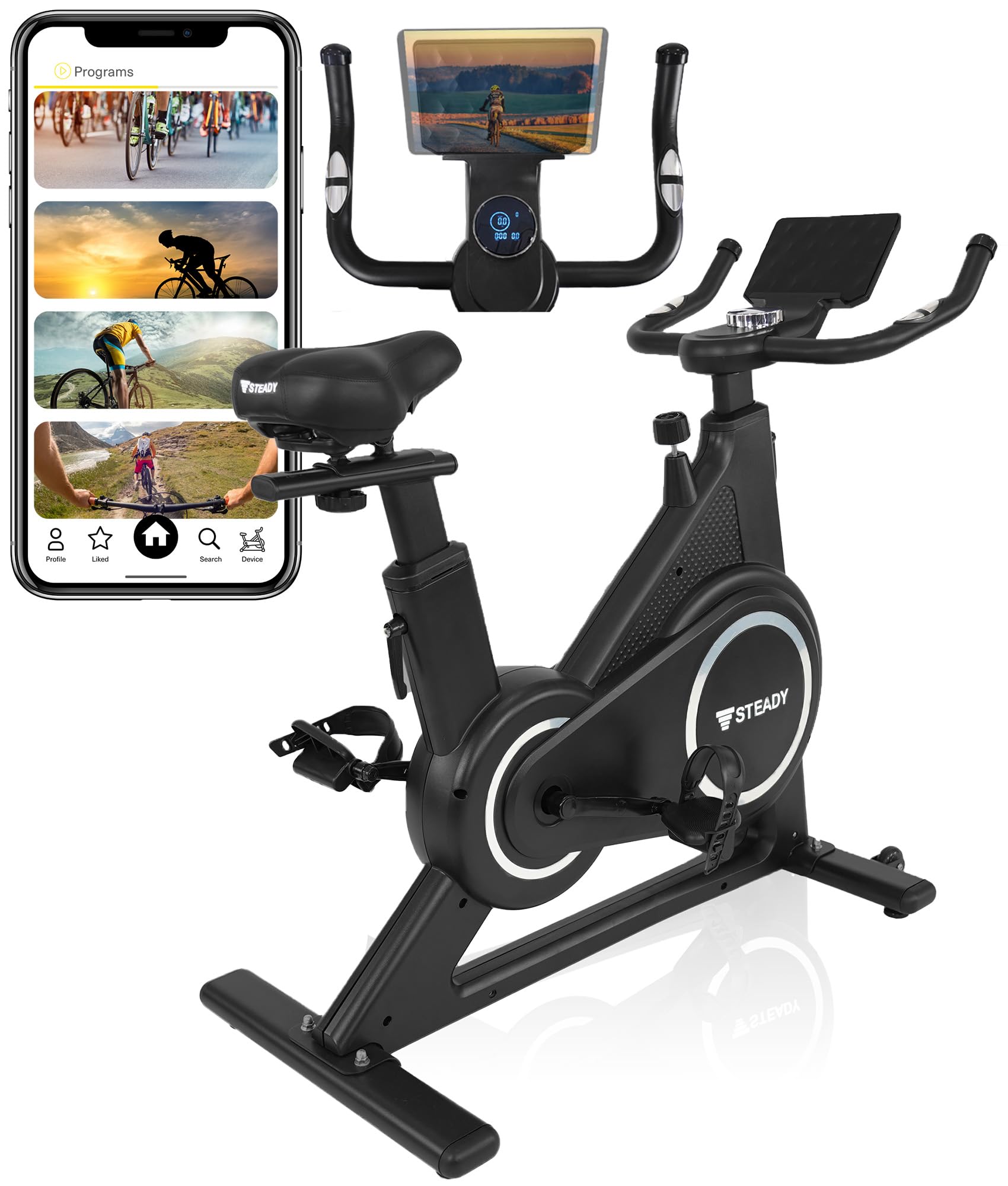 Mua STEADY ST145 Spin Bike Plus [Zwift/App Interlocking / Quiet / Easy ...