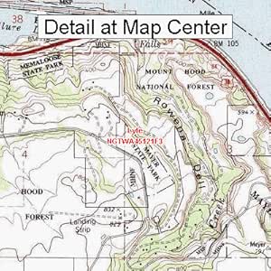 Amazon.com : USGS Topographic Quadrangle Map - Lyle, Washington (Folded ...