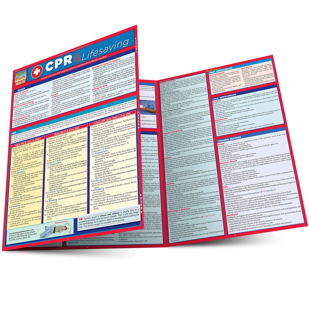 Mua CPR & Lifesaving QuickStudy Laminated Reference Guide (QuickStudy ...
