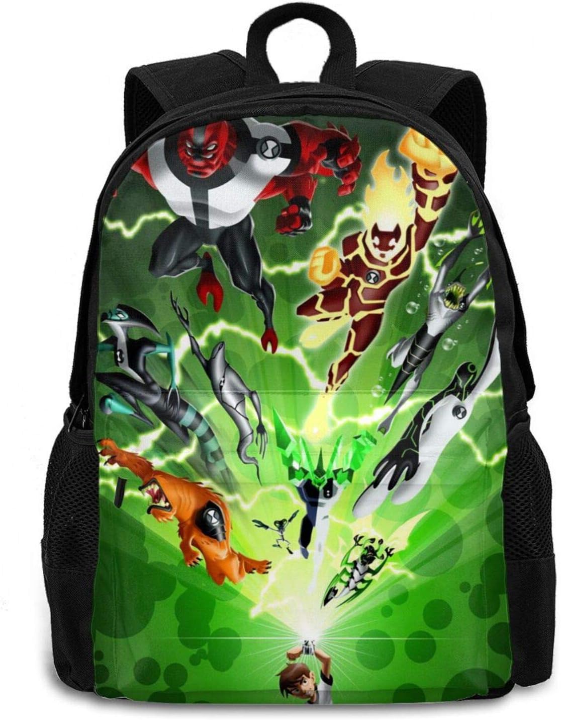 Ben 10 Backpack For Boys Girls Lightweight Durable College Bags Daypack ...