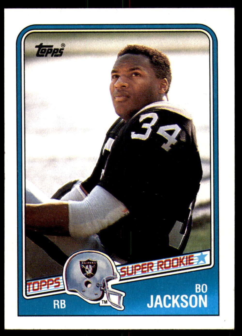 Amazon.com: 1988 Topps Football #327 Bo Jackson RC Rookie Card Los ...
