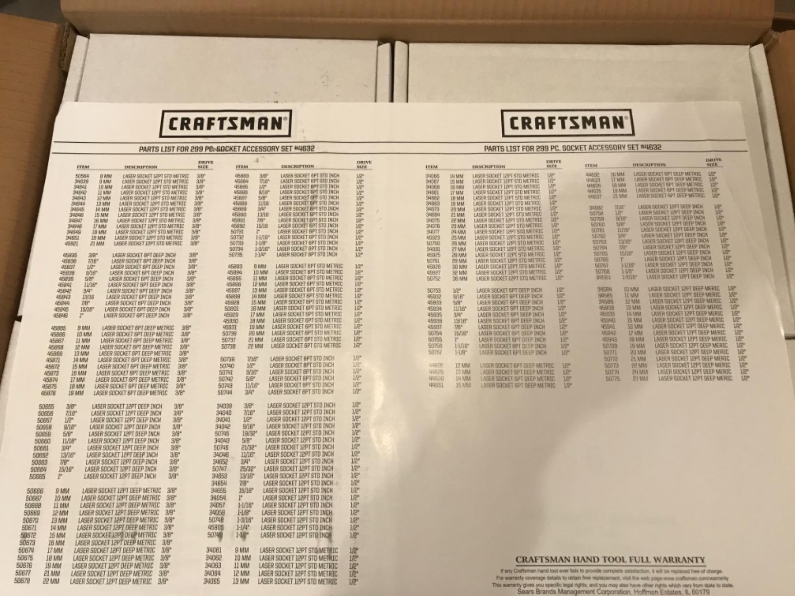 $20/mo - Finance Craftsman 299-piece Ultimate Easy Read Socket Set ...