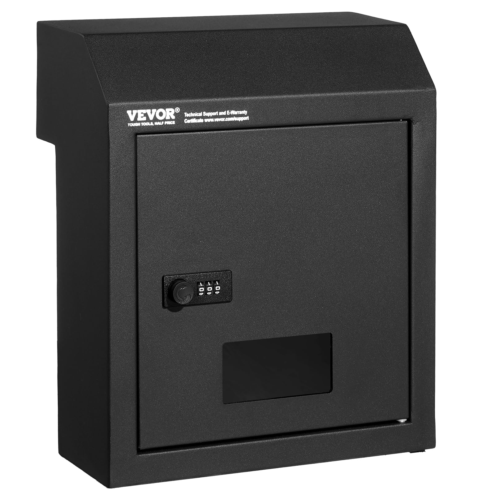 VEVOR Through The Door Key Drop Box, Heavy Duty Steel Through The Door ...