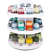 Amazon.com: Evemodel 6-Tier Spinning Paint Organizer Rack for 48 ...