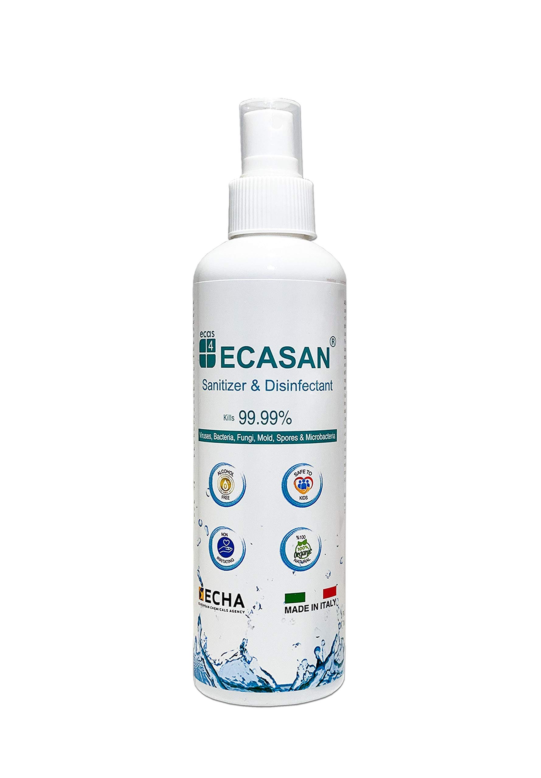 Buy ECASAN SANITIZER & DISINFECTANT, MULTI PURPOSE, NON ALCOHOLIC, FROM ...